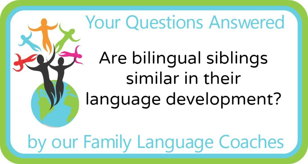 Q&A: Are bilingual siblings similar in their language development?