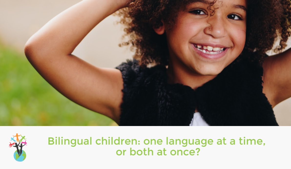 Bilingual children: one language at a time, or both at once?
